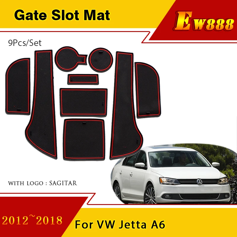 Protector Mats For Volkswagen Vw Jetta A6 Mk6 Accessories 2012~2018 Cup ...