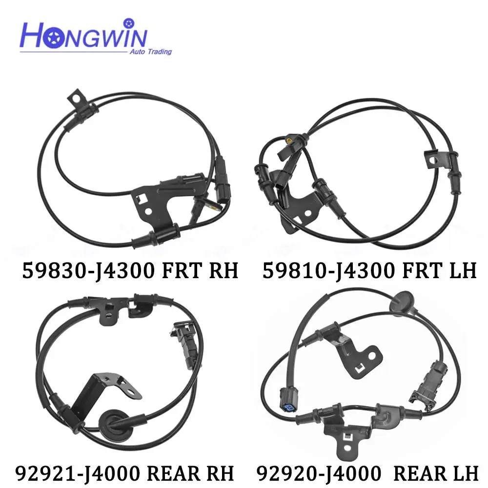 Front & Rear Right Left ABS Wheel Speed Sensor For Hyundai Celesta ...