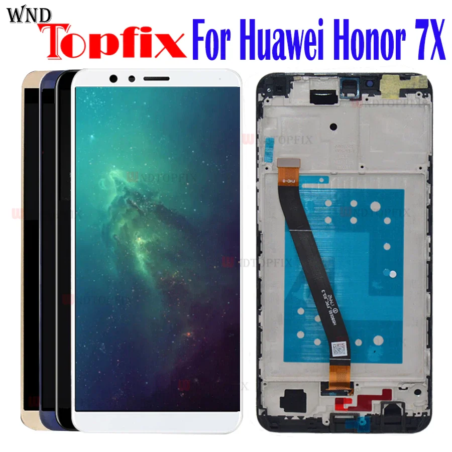 For Huawei Honor 7x Lcd Display Touch Screen Digitizer Assembly ...