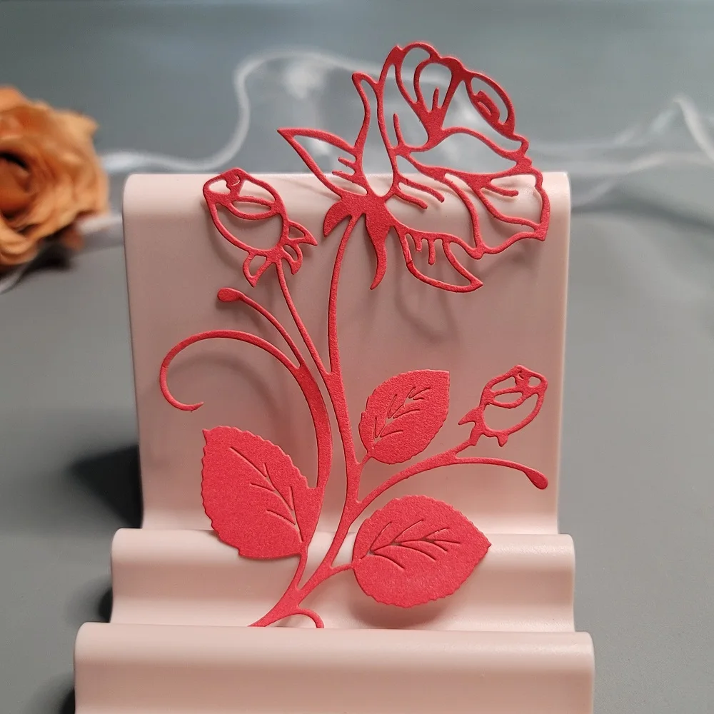 Rose-Metal-Cutting-Dies-Scrapbook-Embossing-Flower-Die-Cuts-Album-DIY ...