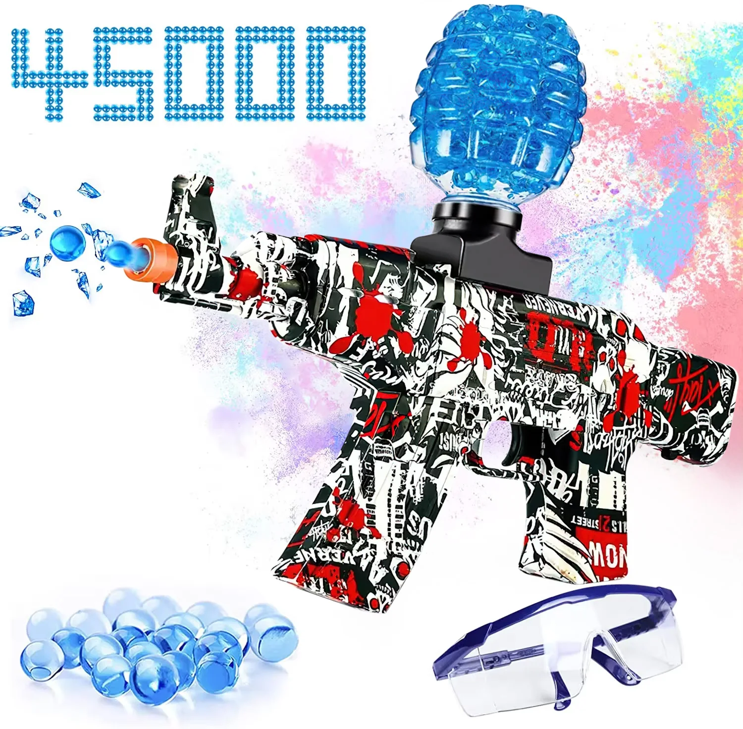 Electric-Gel-Bal-Gun-Toys-Water-Gel-Ball-Beads-Shooter-AK-47-Weapon-CS ...
