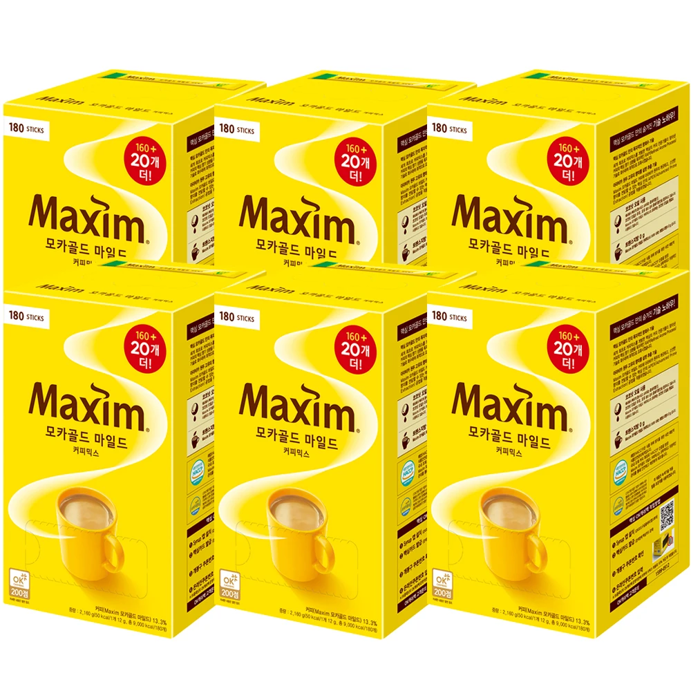 Maxim mocha Gold Coffee Mix 180T x 12 pieces - AliExpress 2