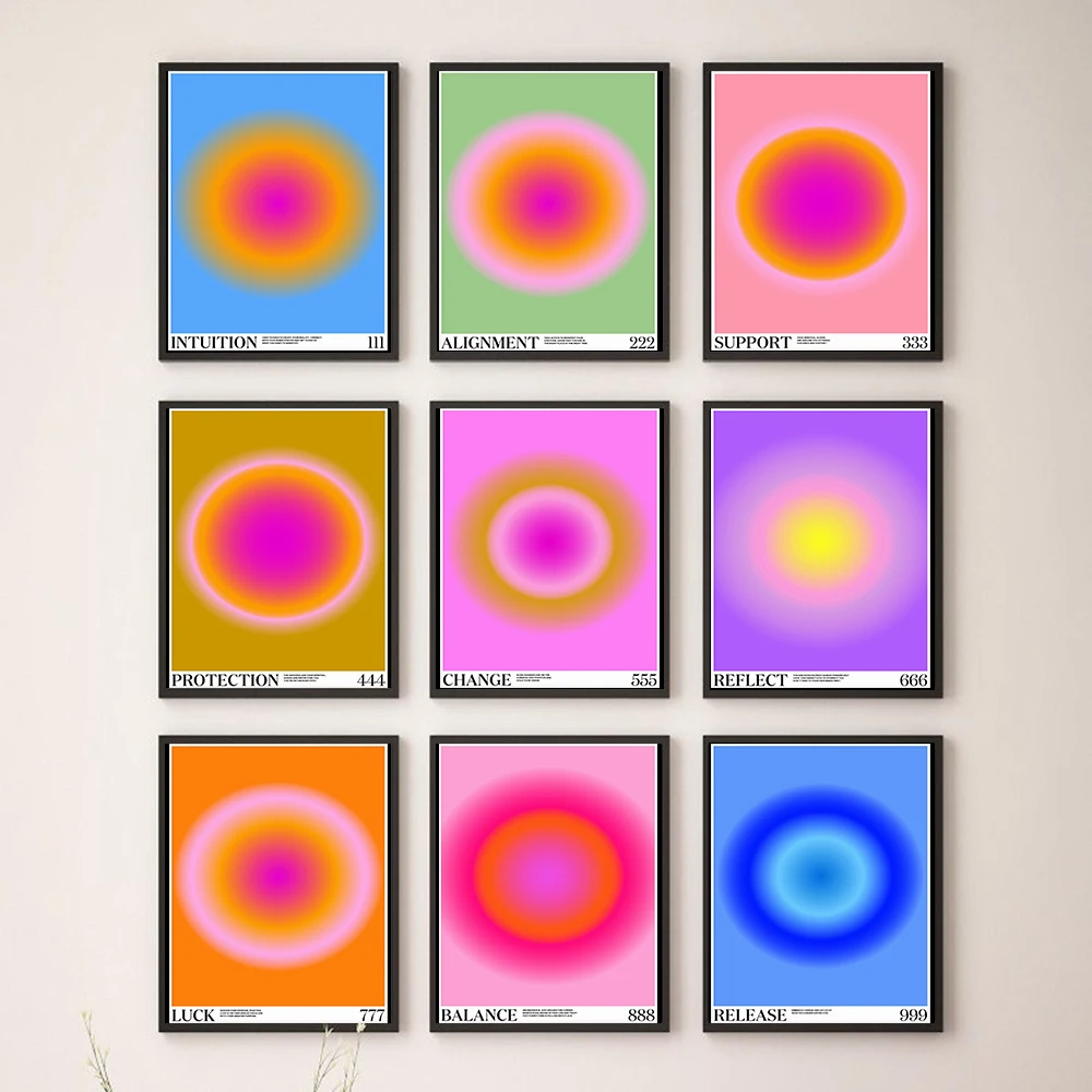 Angel Number Pictures | Angel Numbers Poster | Canvas Wall Pictures ...