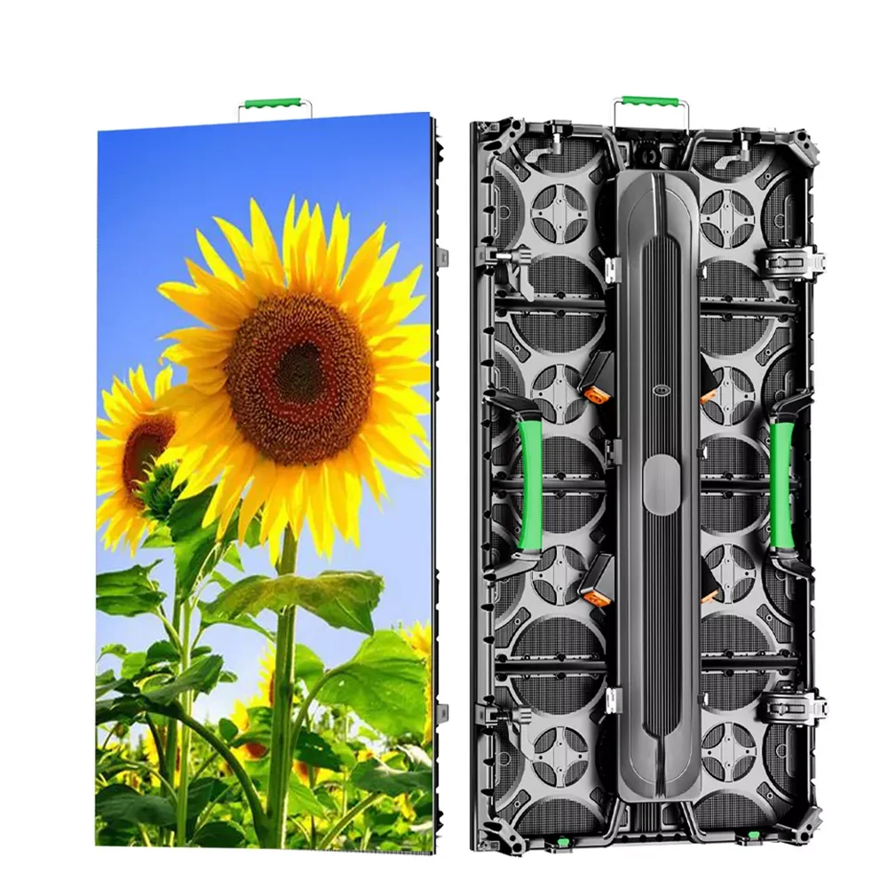 Full color P2.6 Die cast aluminum HD led panel 500*1000mm matrix ...