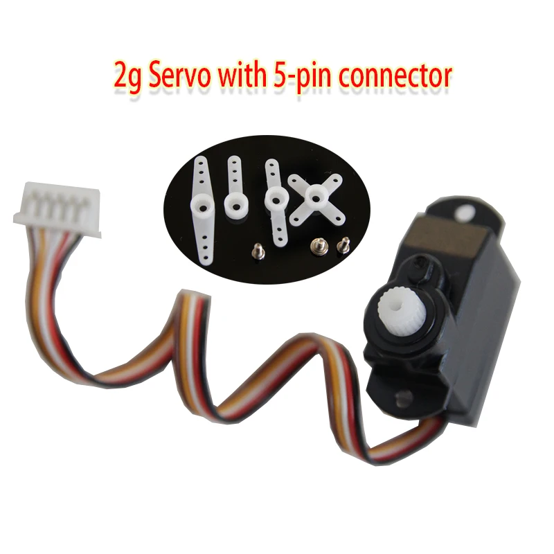 2g-servo-with-5-pin-connector-5-cables-micro-servo-for-micro-model-cars ...