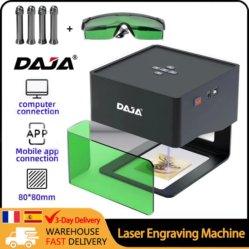 DAJA-Laser-Engraver-CNC-Diy-DJ6-Laser-Engraving-Machine-3000mw-Fast ...