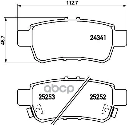 Brake-pads-disc-ass-Honda-Crossroad-Odyssey-RL1-Ra6-RA-Nisshinbo-item ...