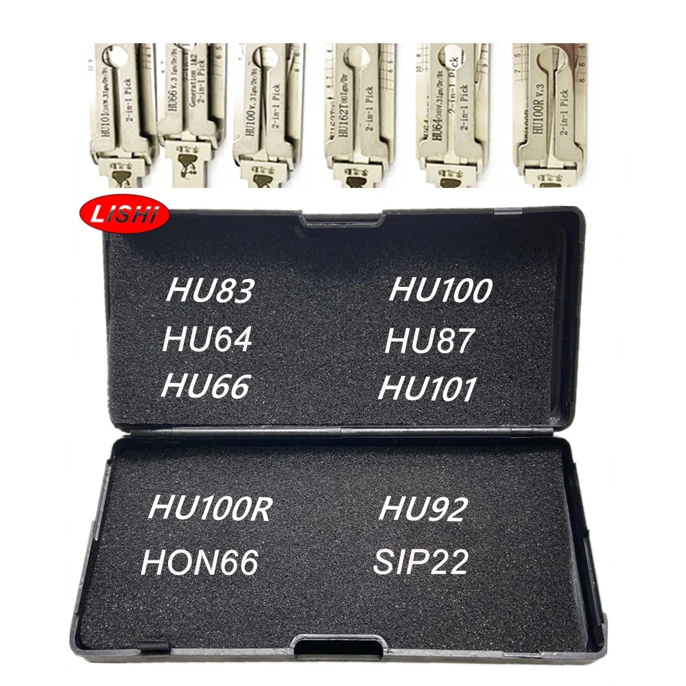 Lishi Hu66 Decoder 2 In 1 Hu64 Hu100 Hu83 Hu92 Hu100r Hu101 Nsn14 Hu162t8 Lishi Tool For Vw,ford ...