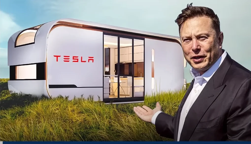 Tesla-Home-House-Model-Home-Tiny-house-capsule-room-Steel-Frame-Housing ...