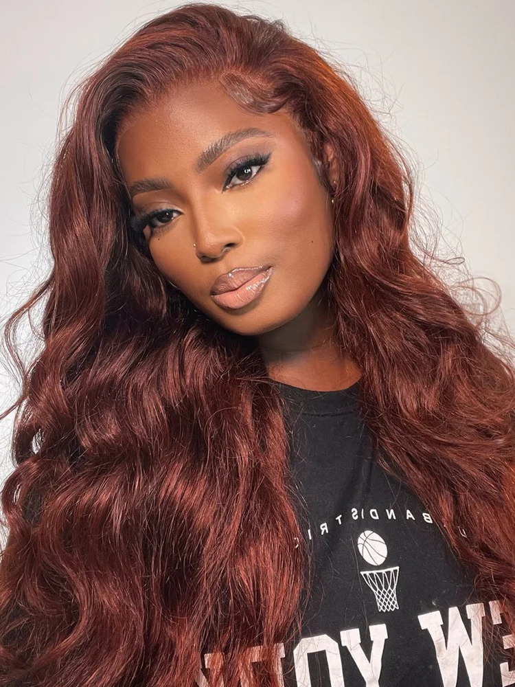 Dark Red Brown Hair