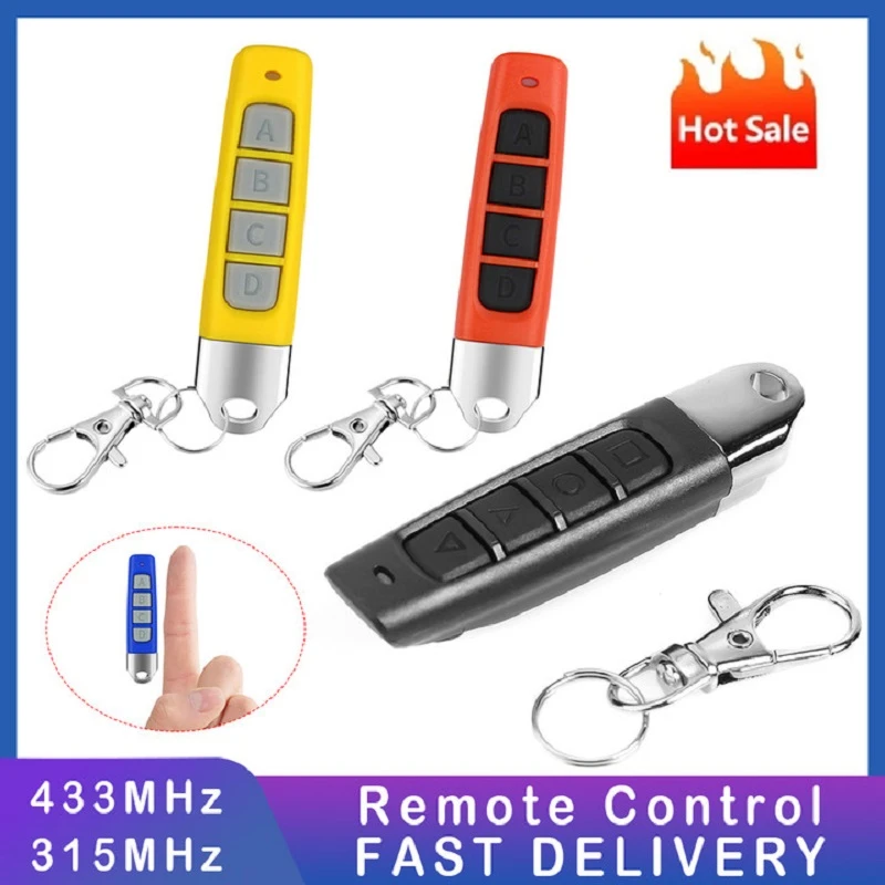 1301A 315MHZ 433MHZ Remote Control Car Garage Gate Door Opener Remote Control Duplicator Clone ...