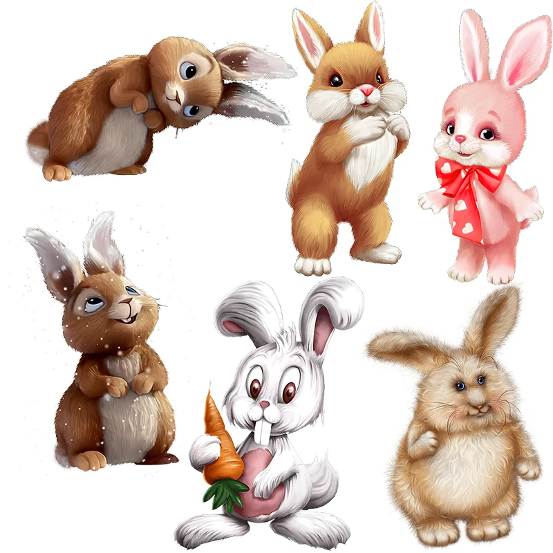 Three-Ratels-CP3-Cartoon-bunny-home-decoration-animal-wall-sticker-kid ...