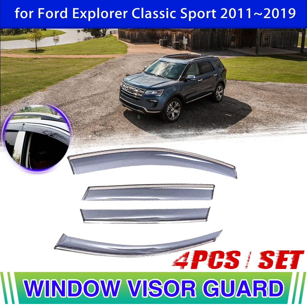 Window Visor for Ford Explorer Classic U502 Sport 2011~2019 Vent Awning ...