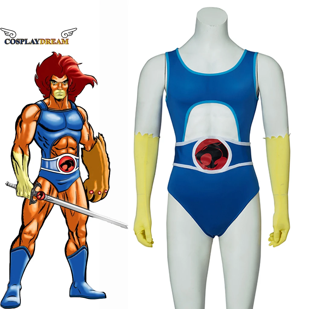 Lion-o Cosplay Costume Jumpsuit Thundercats Cosplay Bodysuit With ...