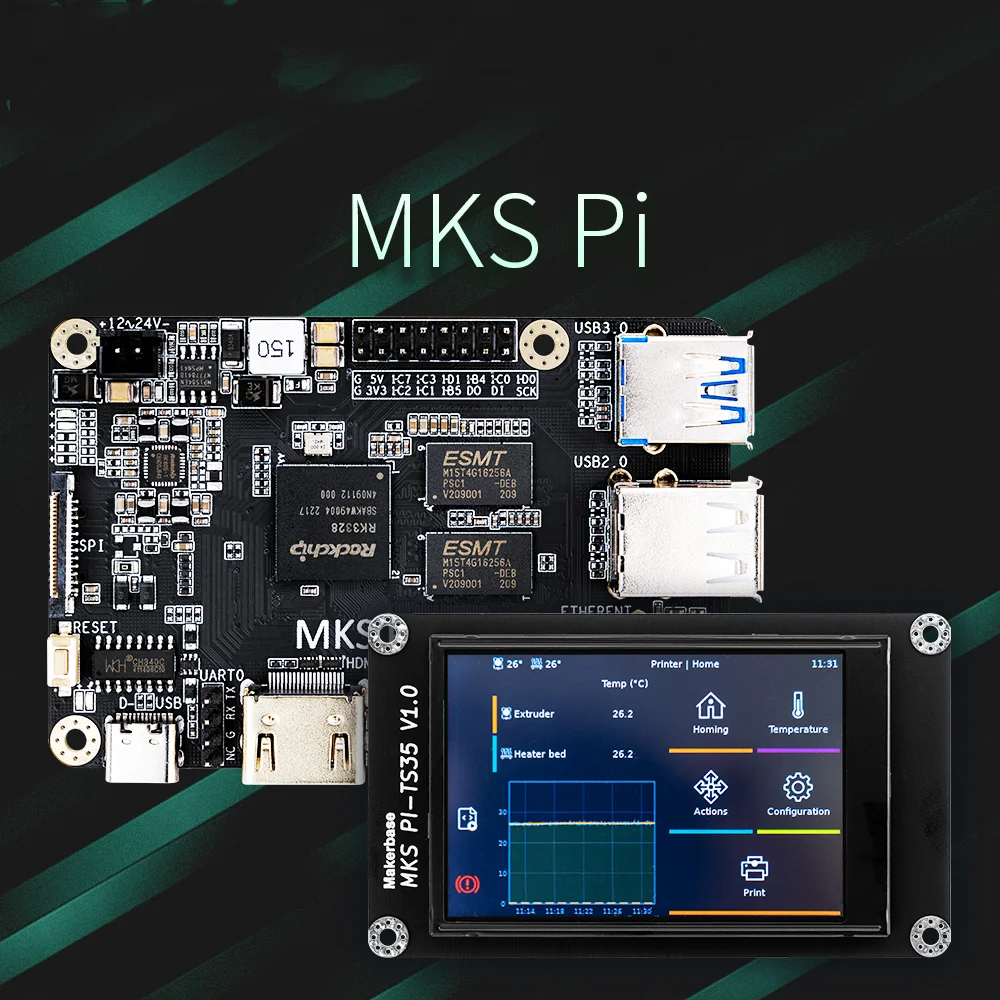 Makerbase-Fa-ades-de-cartes-MKS-PI-Core-64bits-SOC-Funciona-Klipper-et ...