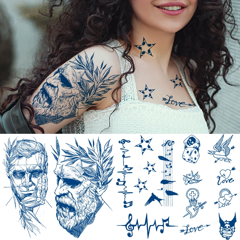 8pcs-lot-wholesale-herbal-tattoo-stickers-ins-wind-plant-juice ...
