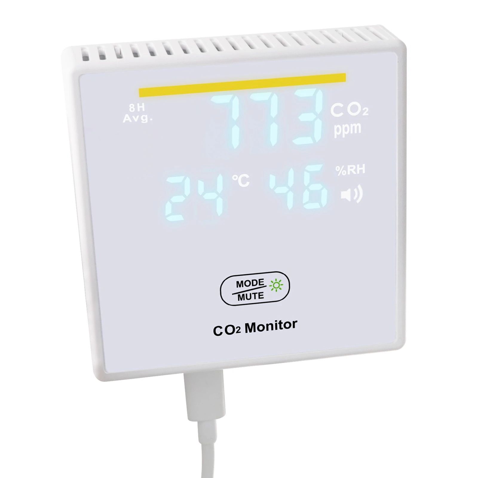 Smart CO2 Carbon Dioxide Indoor Air Quality Monitor Temperature ...
