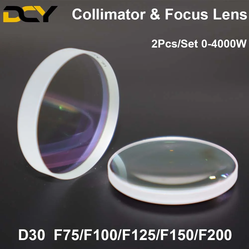 Fiber-Laser-Collimator-Focus-Lens-D30-F75-F100-F125-F150-F200-2Pcs-Set ...