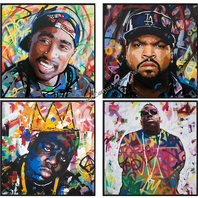Tupac And Biggie Painting