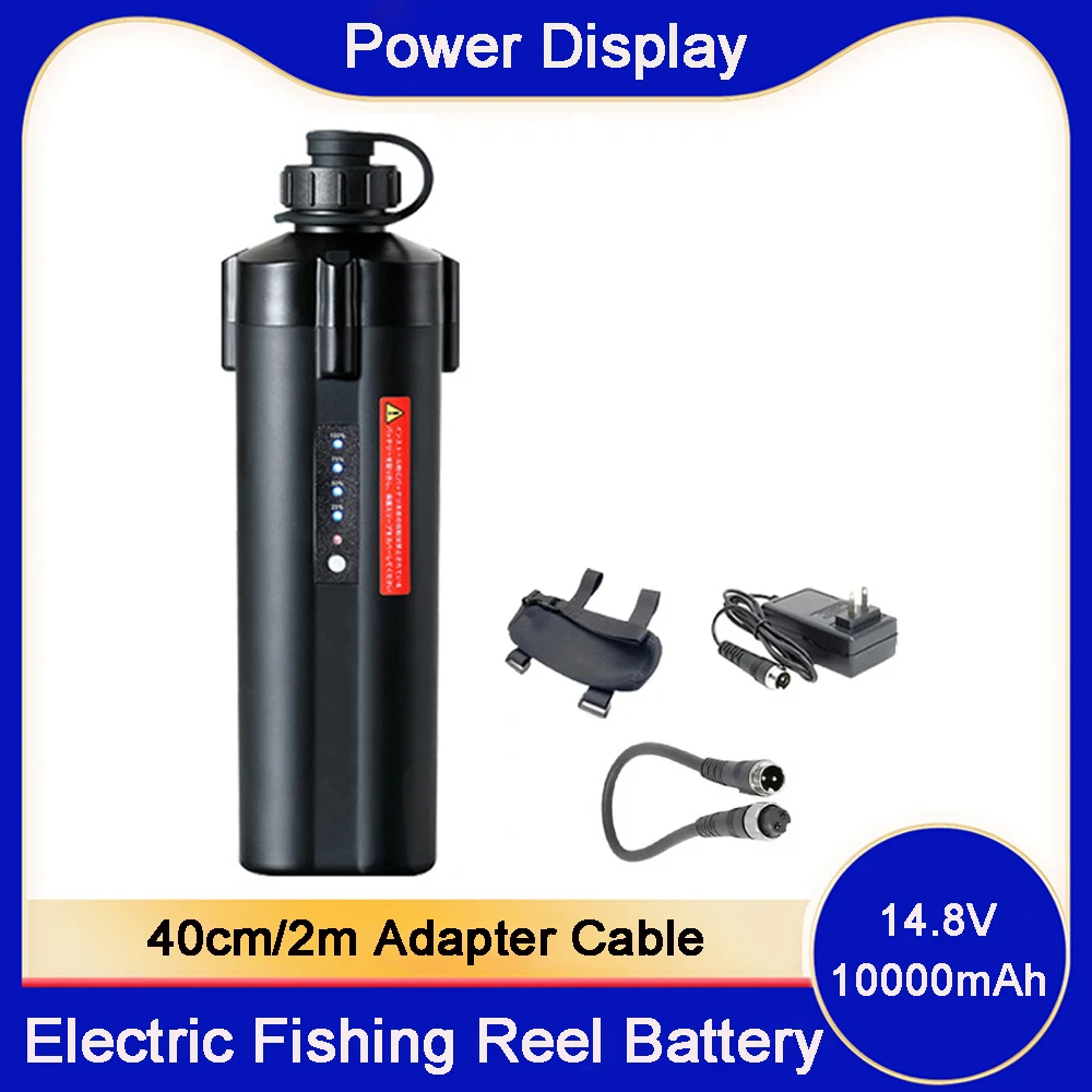 14-8V-10000mAh-Sea-Fishing-Electric-Reel-Battery-Rechargeable-Battery ...