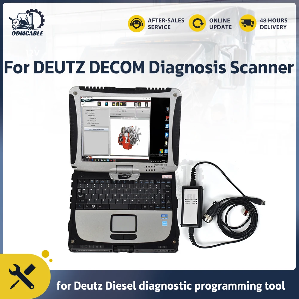 Heavy-duty Truck Scanners For Deutz Diagnose Kit For Deutz Engine ...