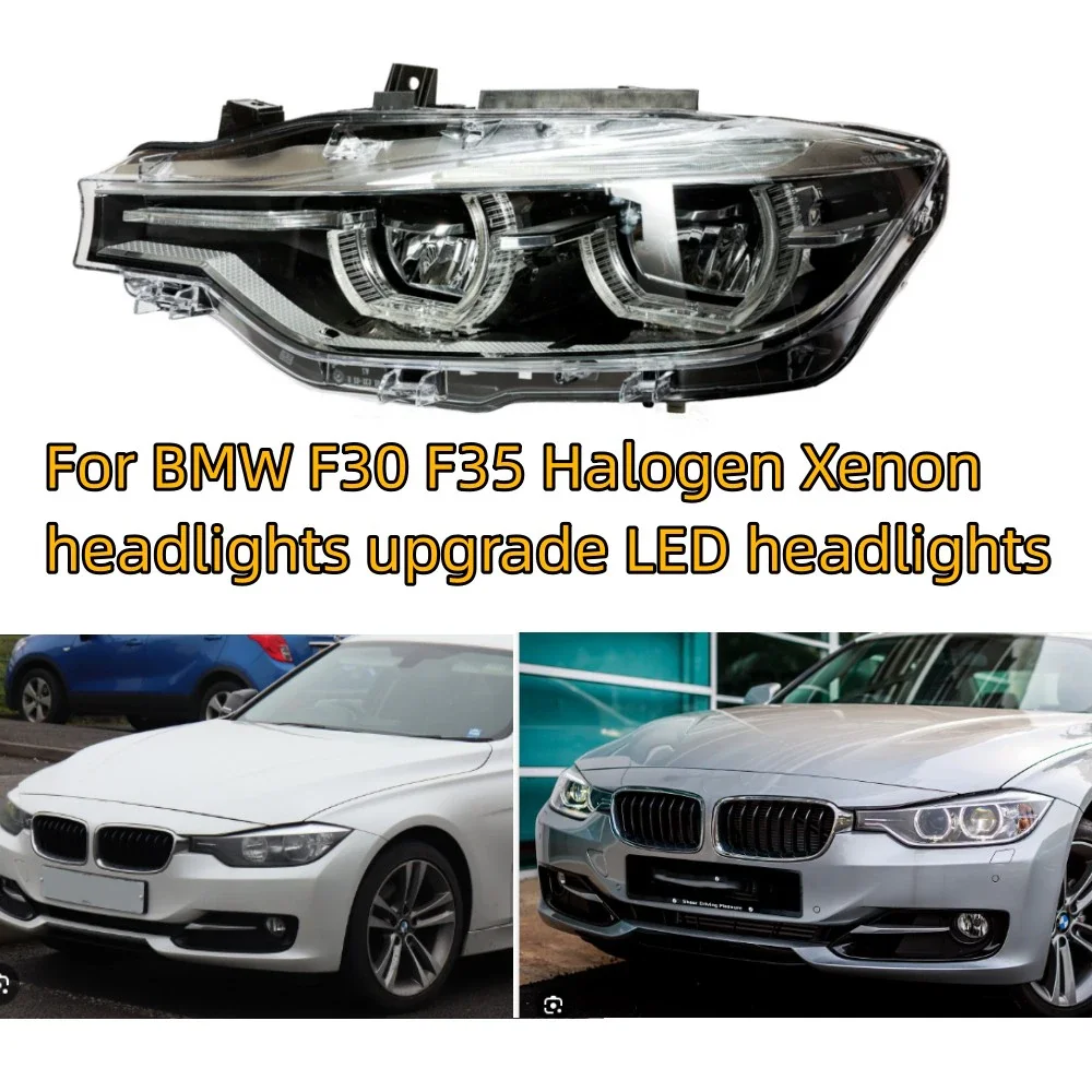 For-BMW-3-Series-F30-F35-Halogen-HID-Xenon-Headlight-Upgrade-To-Full ...