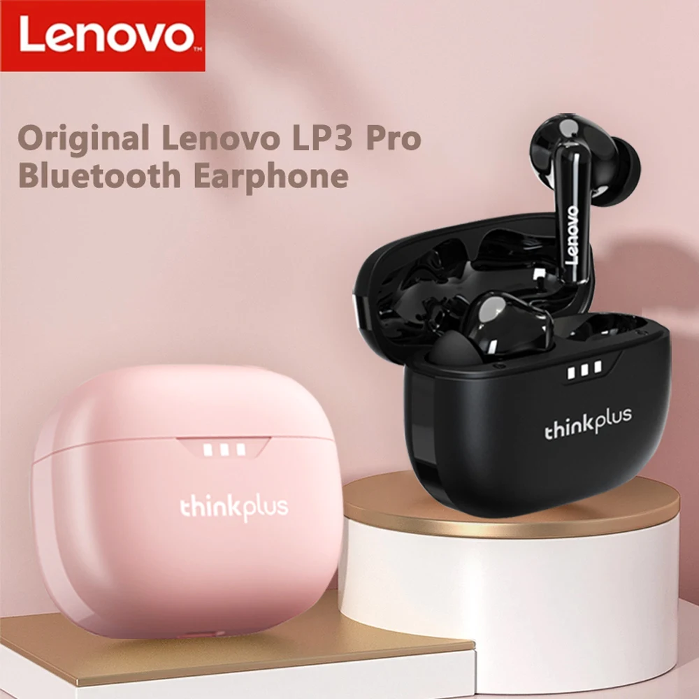 Original lenovo lp3 pro tws fones de ouvido sem fio bluetooth 5.2 alta ...