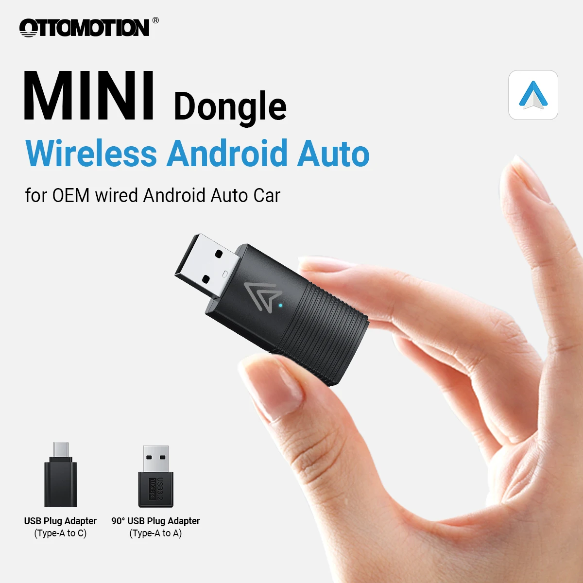 Mini-Wireless-Android-Auto-Adapter-Smart-Systems-of-The-Wired-Android ...