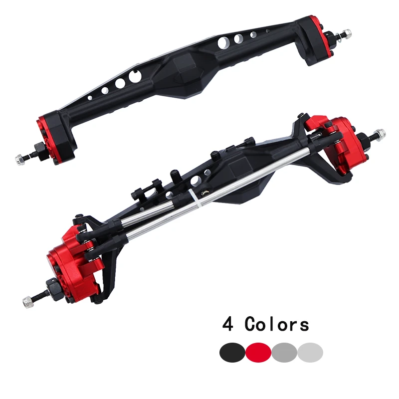 Cnc Machined Aluminum Integrated Front Rear Portal Axle Anodized For Axial Capra 1.9 Utb ...