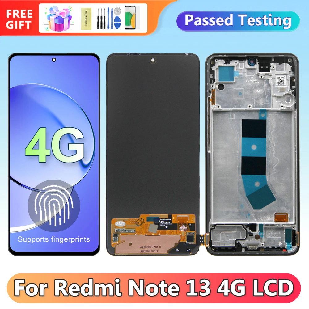 Pantalla-Super-AMOLED-para-Xiaomi-Redmi-Note-13-4G-pantalla-Lcd ...