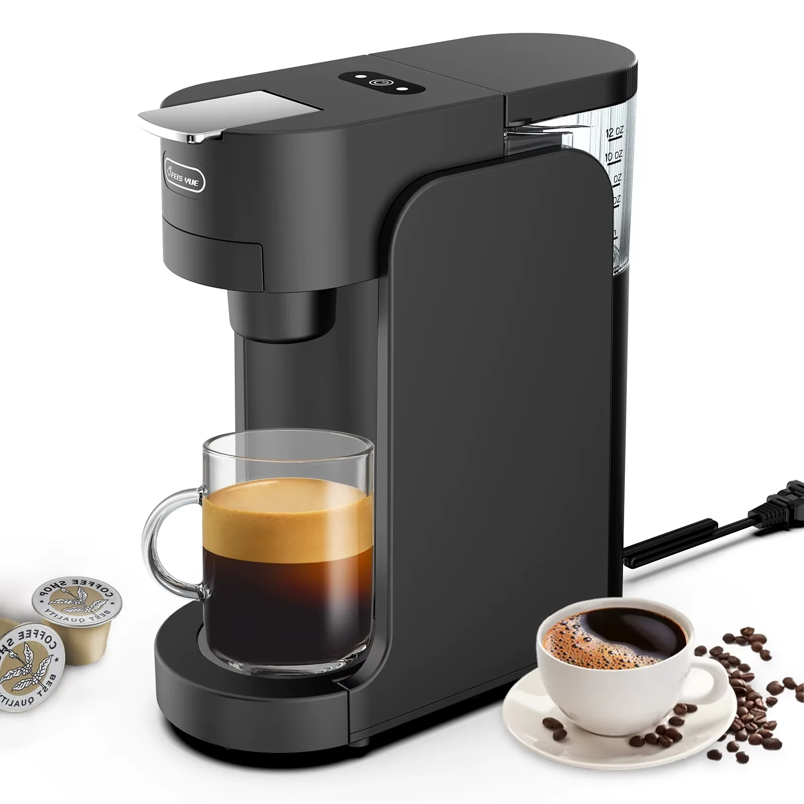 Mini Multiple K-Cup Capsule Coffee Machine Pod Ground Coffee Cafetera ...