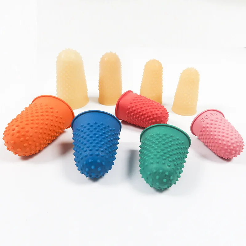 10PCs-Rubber-Thimble-Protector-Guitar-Rubber-Fingertips-High ...