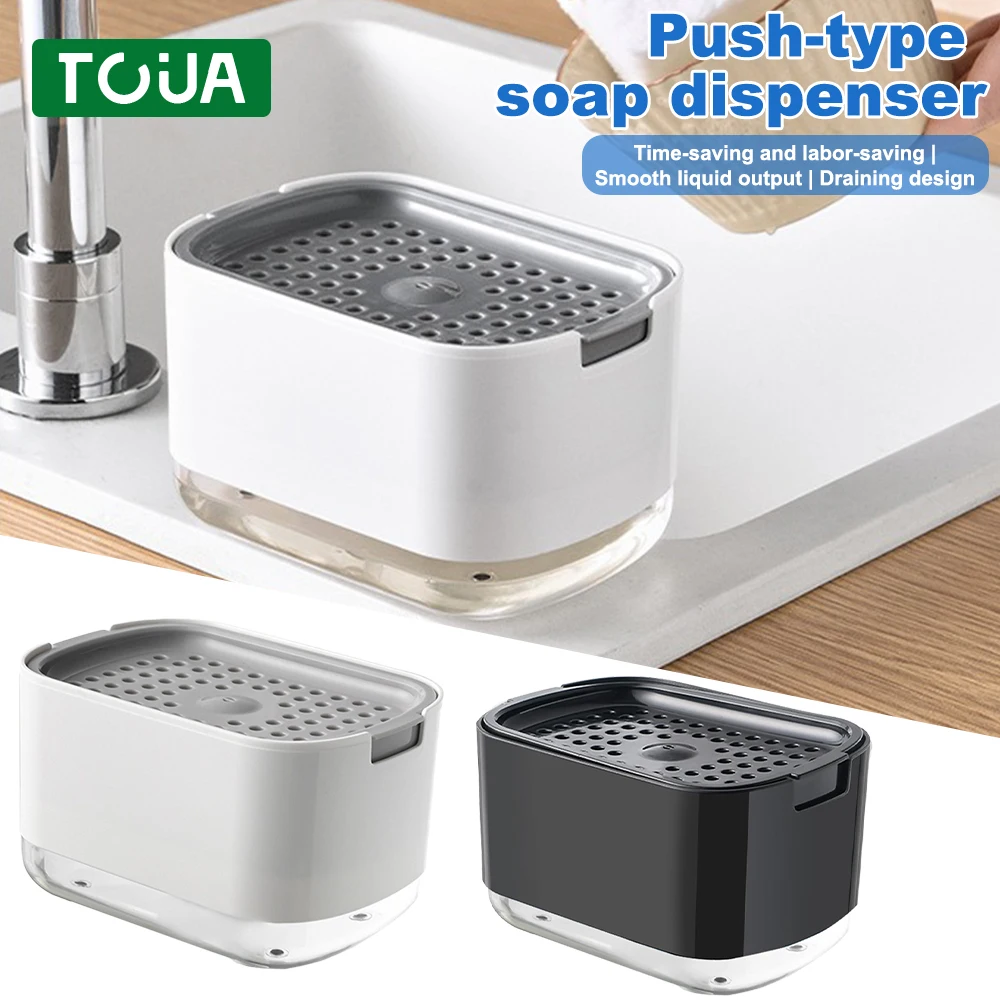 Soap-Dispenser-Box-Press-Dispenser-Scrubbing-Liquid-Container-Kitchen ...