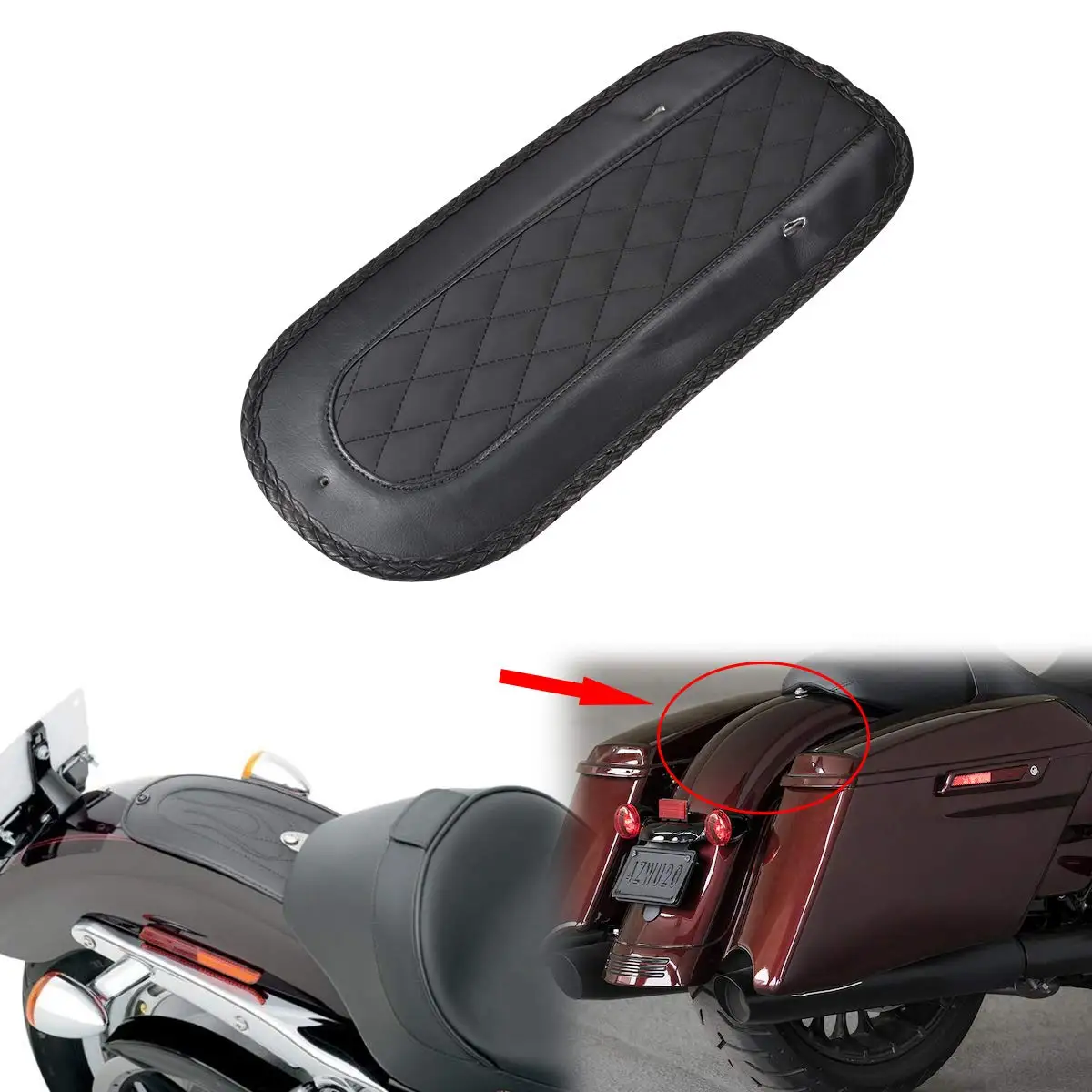 Rear-Fender-Bib-Solo-Seat-For-Harley-Touring-Electra-Street-Glide-Road ...