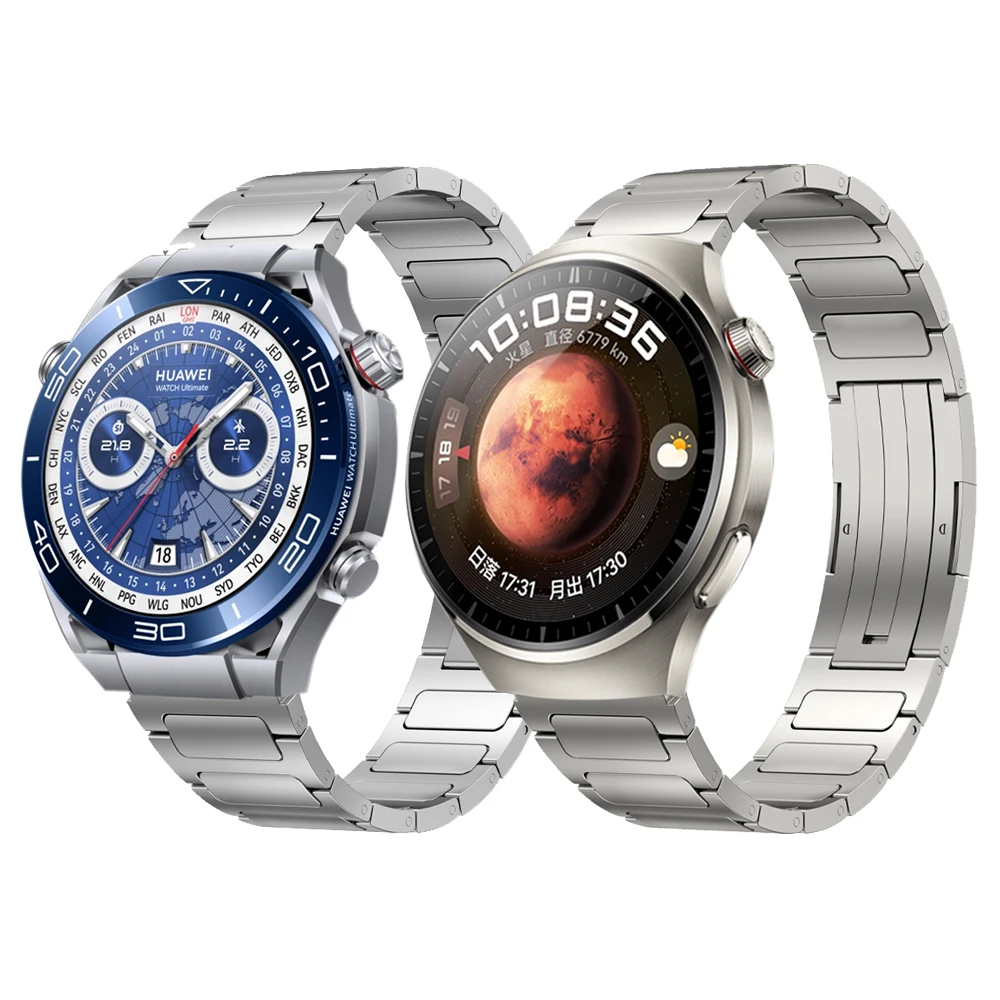 22mm-Titanium-Strap-Band-for-Huawei-Watch-4-3-Pro-Ultimate-GT2-Metal ...