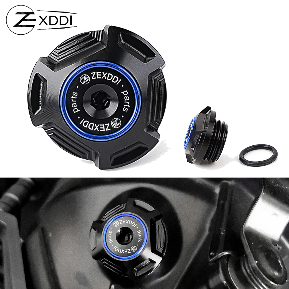 ZEXDDI-Engine-Oil-Plug-Cover-Fit-For-YAMAHA-MT09-MT125-MT-09-MT-125-MT ...