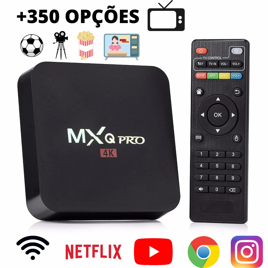 Smart Tv Box Original Configurada 512 GB (A melhor) / +380 Opções ...