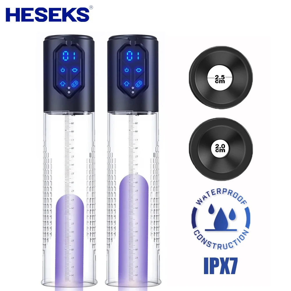 HESEKS-IPX7-Penis-Pump-For-Enlargement-Prostate-Massager-Male-Prostate ...