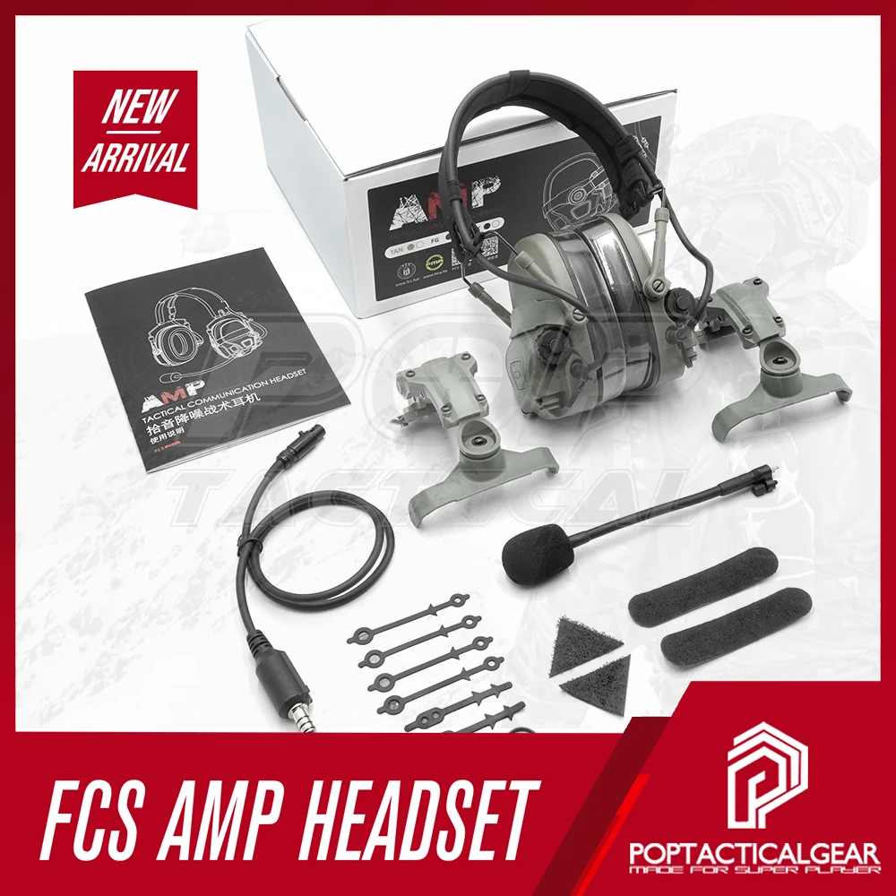 2024-New-AMP-Headset-Full-Digital-Dual-DPS-Tactical-FMA-Headset ...