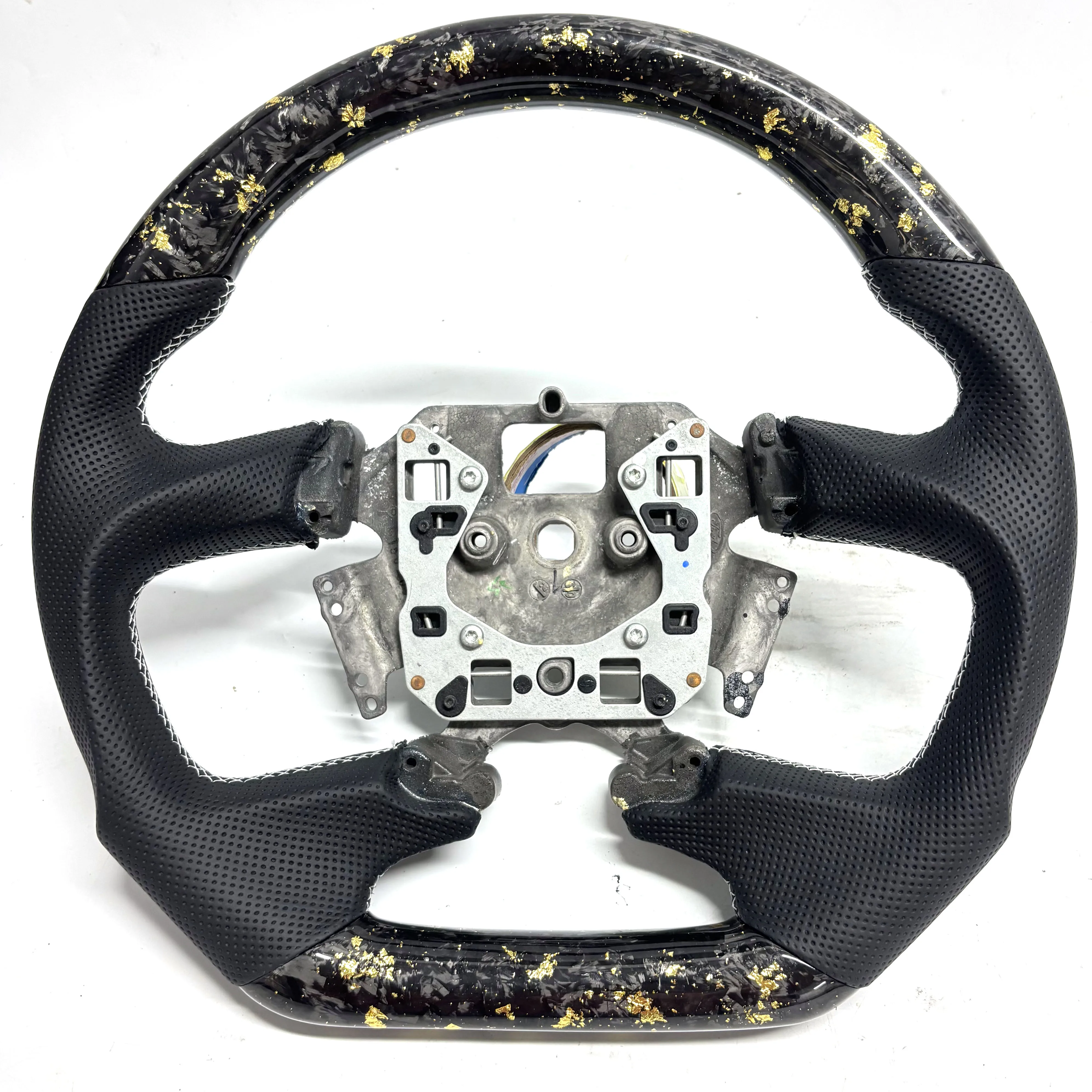 Gold Forged Carbon Fiber Steering Wheel for Ford/FPV FG Falcon ...