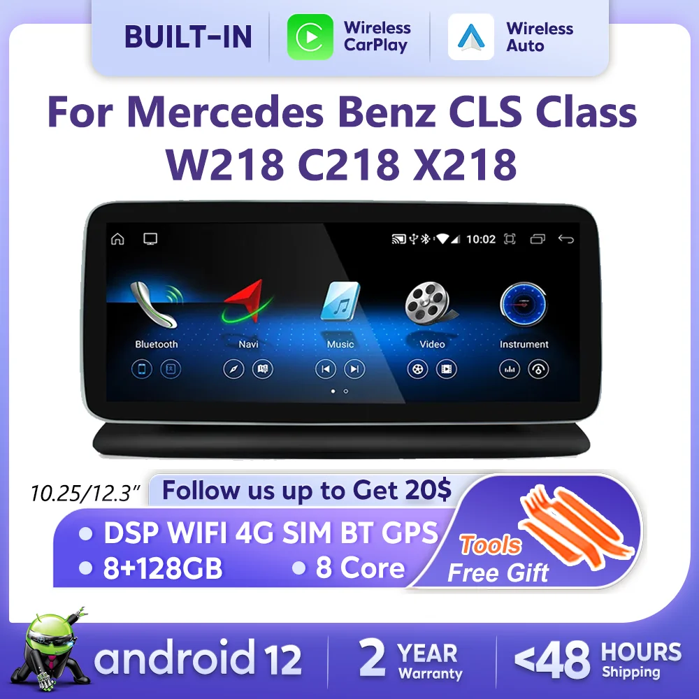 For-Mercedes-Benz-CLS-Class-C218-W218-X218-2010-2018-Car-Multimedia ...