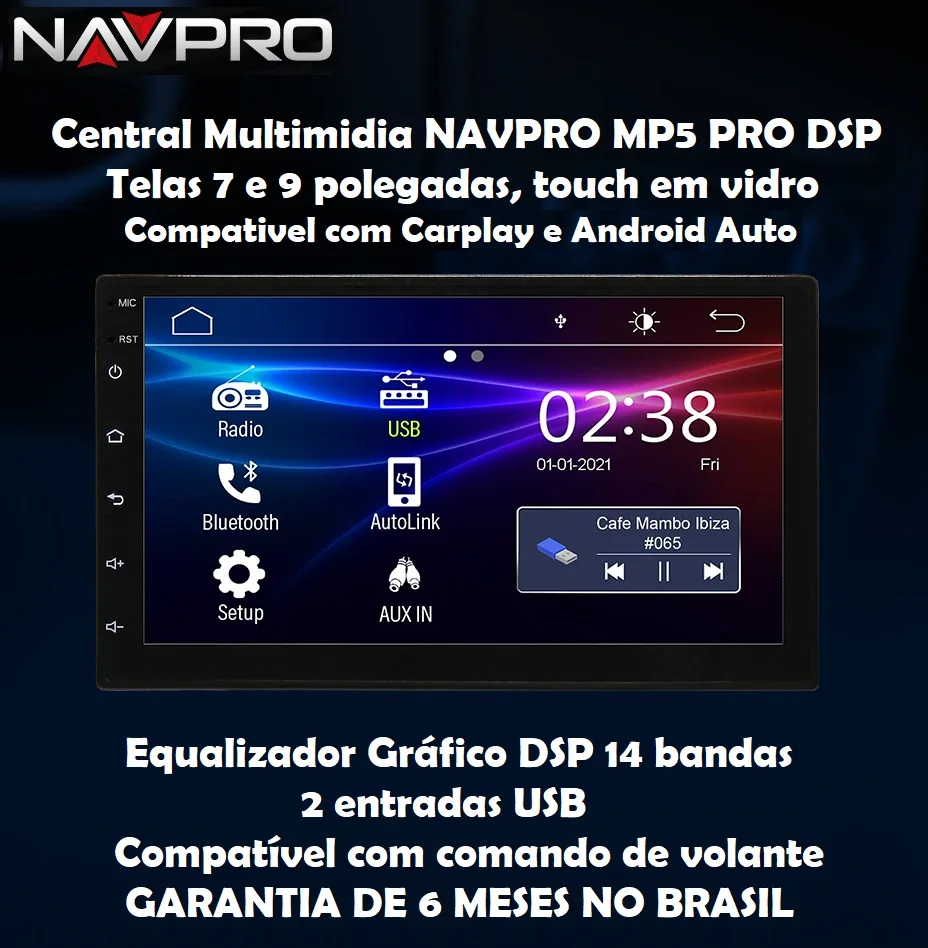 Central-multimedia-navpro-MP5-pro-DSP-2-5D-carpl-Pantalla-de-Cristal ...