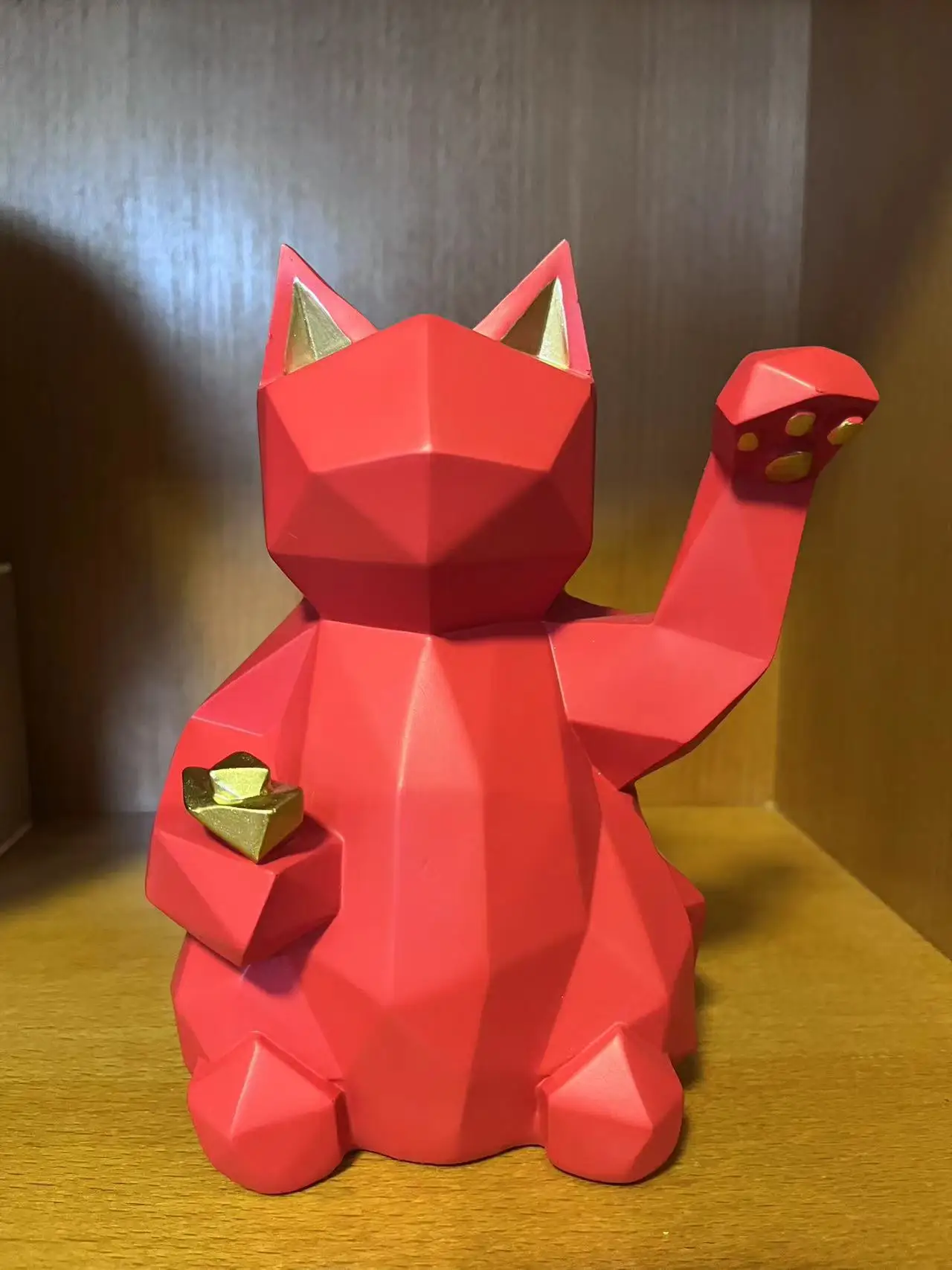 Nordic Minimalism Geometry Lucky Cat Statues - Mavigadget