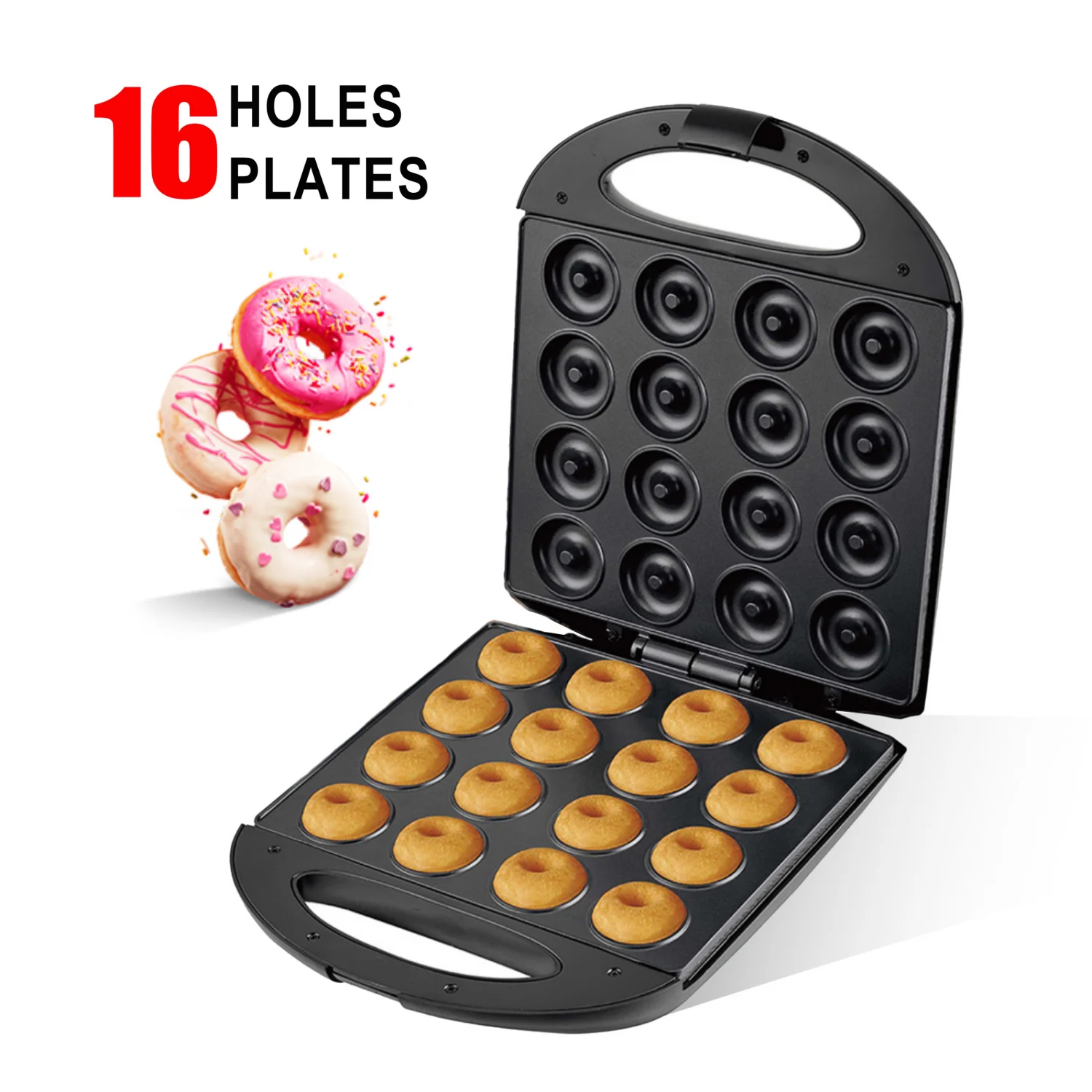Large-16-hole-Donut-Machine-Household-Breakfast-Machine-Cake ...