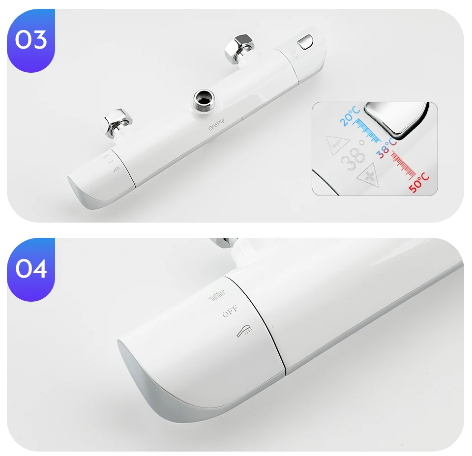 Sen cây khóa nhiệt độ phủ sứ Gappo G2403-48 - Frap Việt Nam