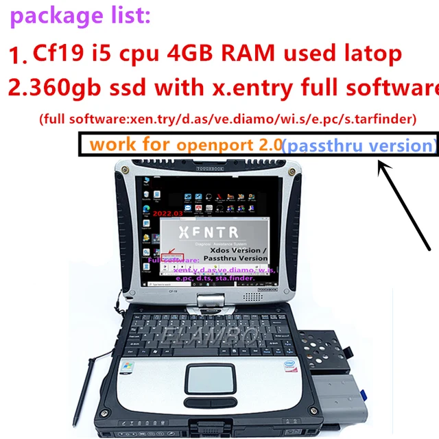 Newest 2023.06 xentry full software install well on CF19 toughbook CF19 ...