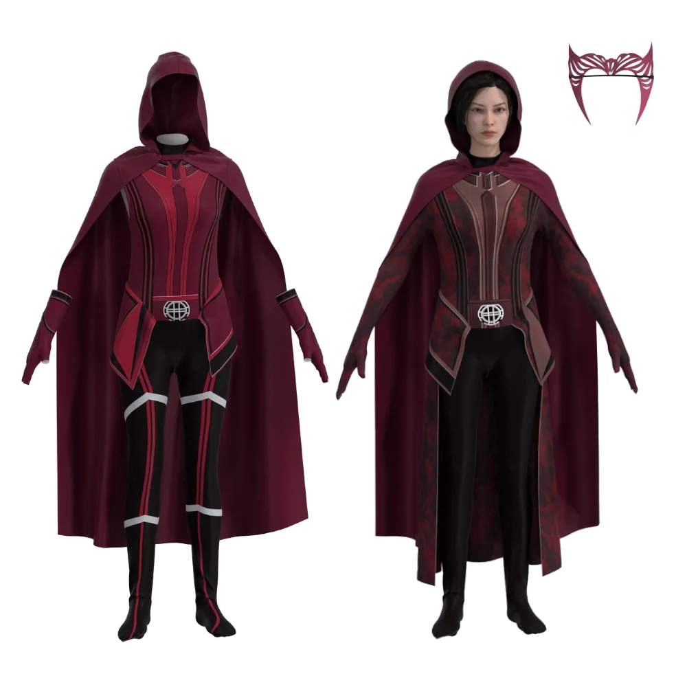 Scarlet Witch Cosplay Costume for Women & Girls Wanda Maximoff ...