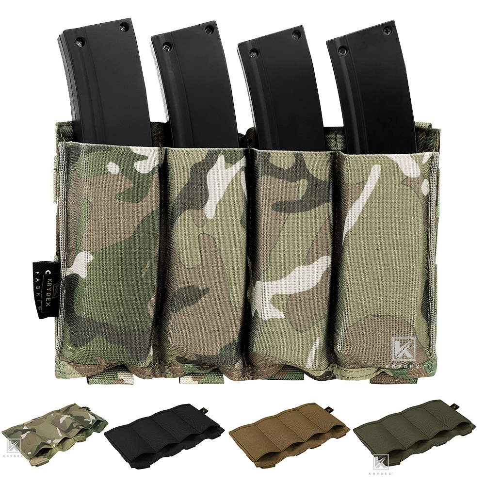 KRYDEX-Quadruple-Elastic-Magazine-Pouch-MP7-SUB-Machine-KRISS-Pistol ...