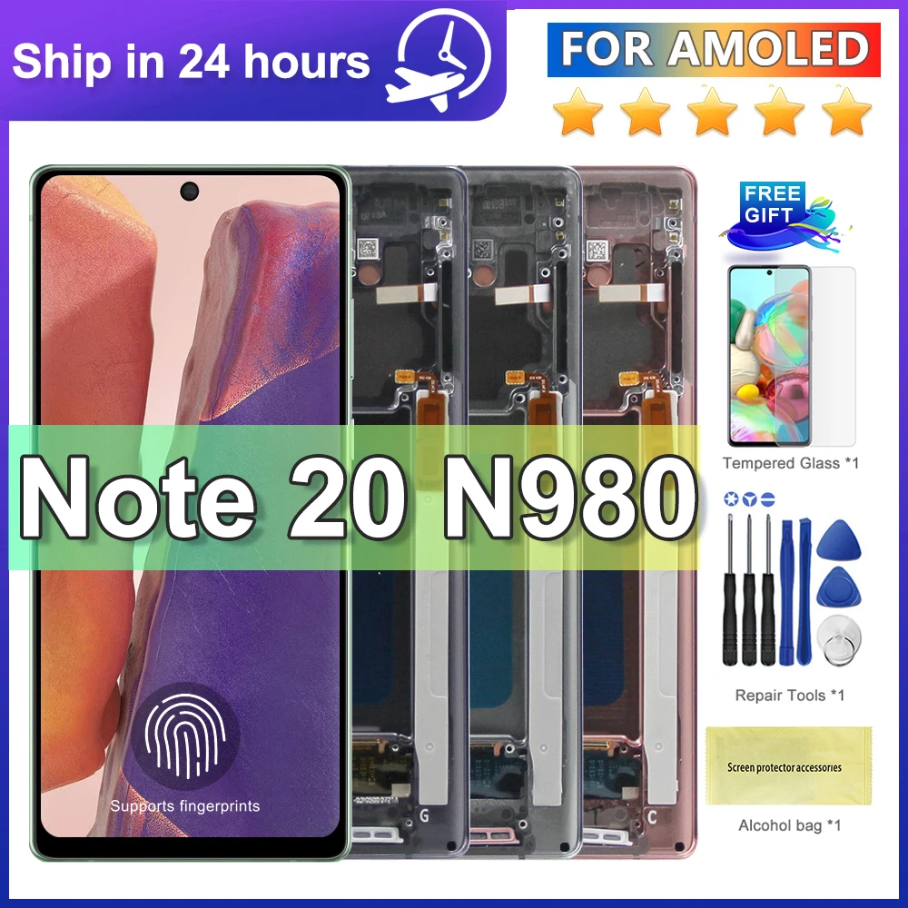 6-7-For-AMOLED-For-Samsung-Note-20-LCD-N980-N980F-Display-touch-screen ...