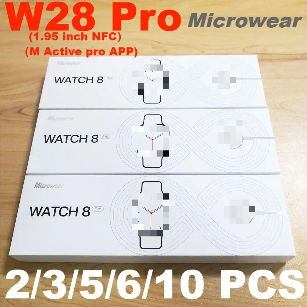 W28-Pro-Sports-Smartwatch-para-homens-1-95-Fun-o-NFC-M-Active-Pro-APP ...